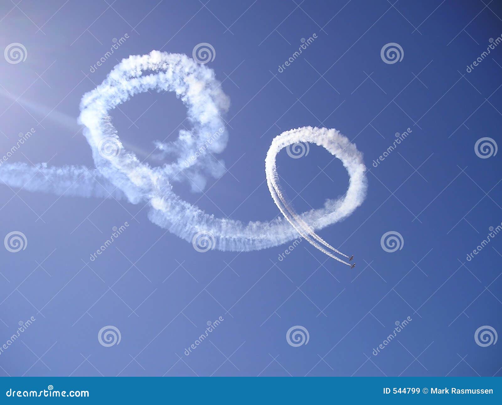 Skywriting stock image. Image of aviation, aerobatic, skywriting - 544799