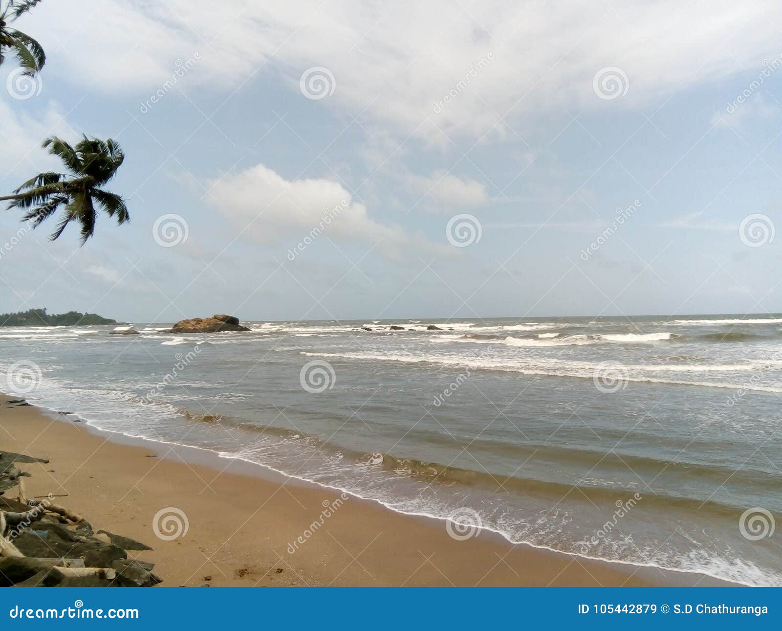 SL Beach stock image. Image of nature, water, hard, beach - 105442879