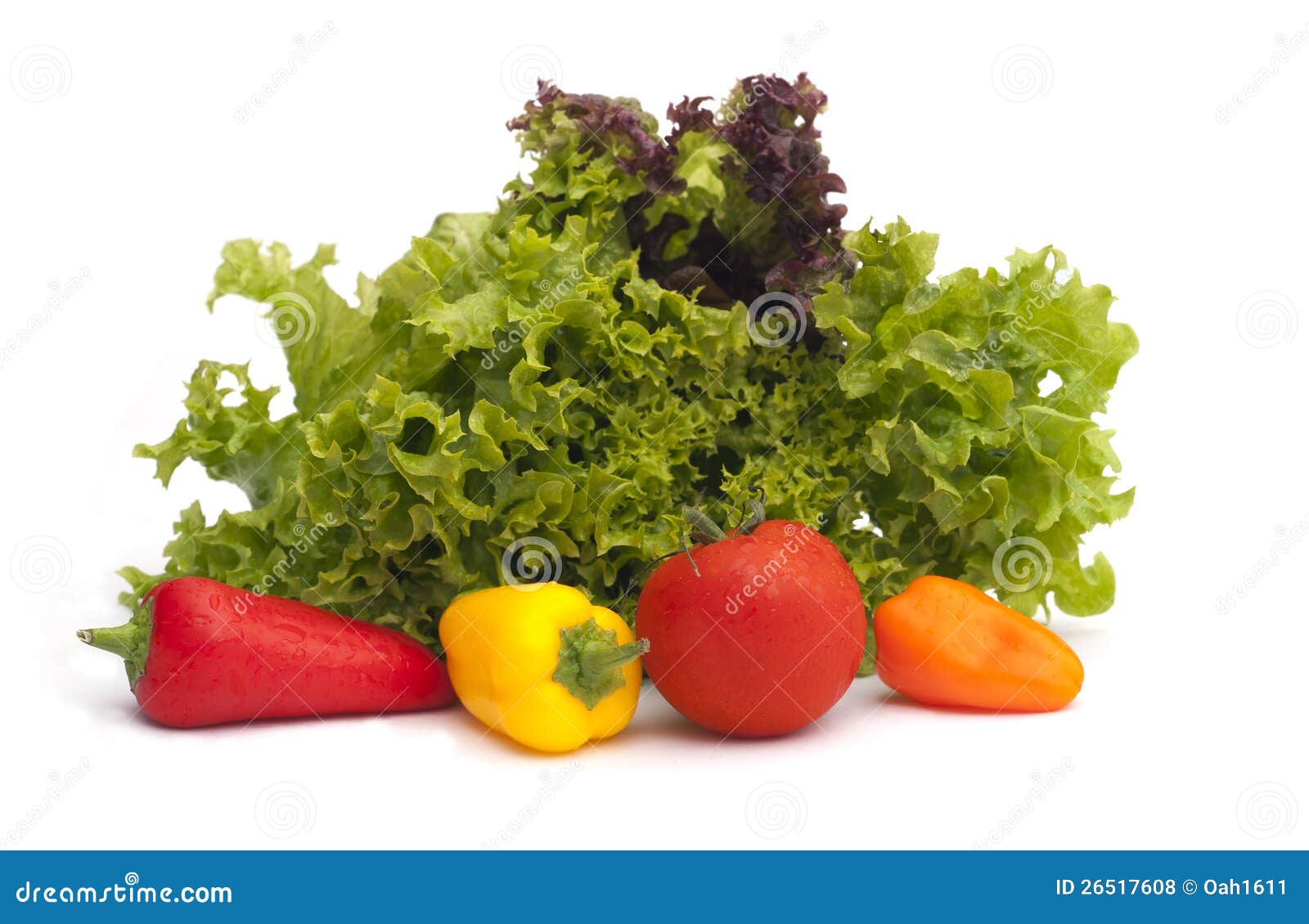 Sla en groenten stock foto. Image of ingrediënt, ronde - 26517608