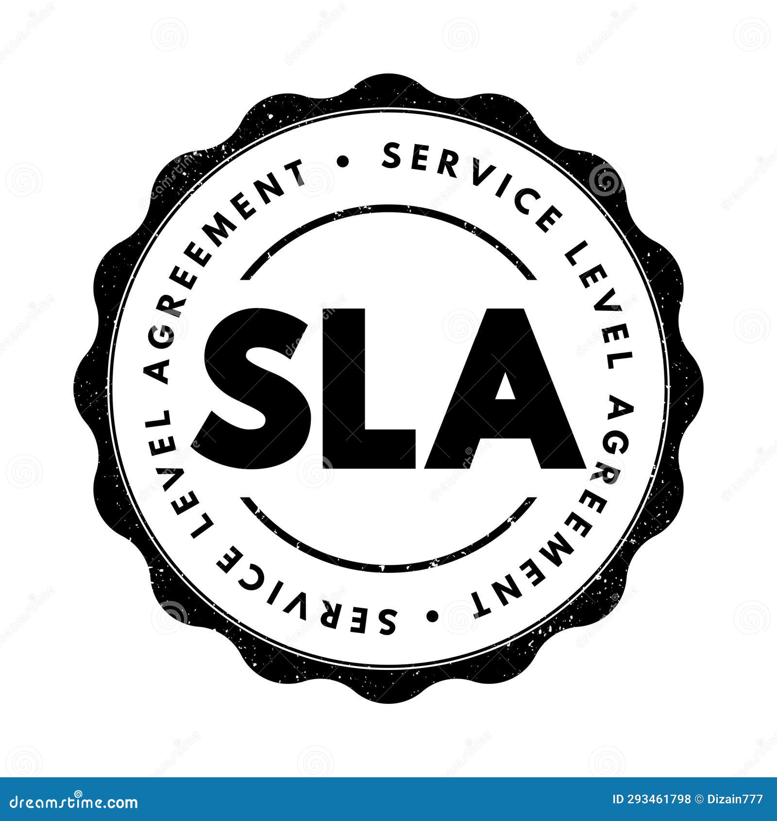 SLA Service Level Agreement - Commitment Between A Service Provider And ...