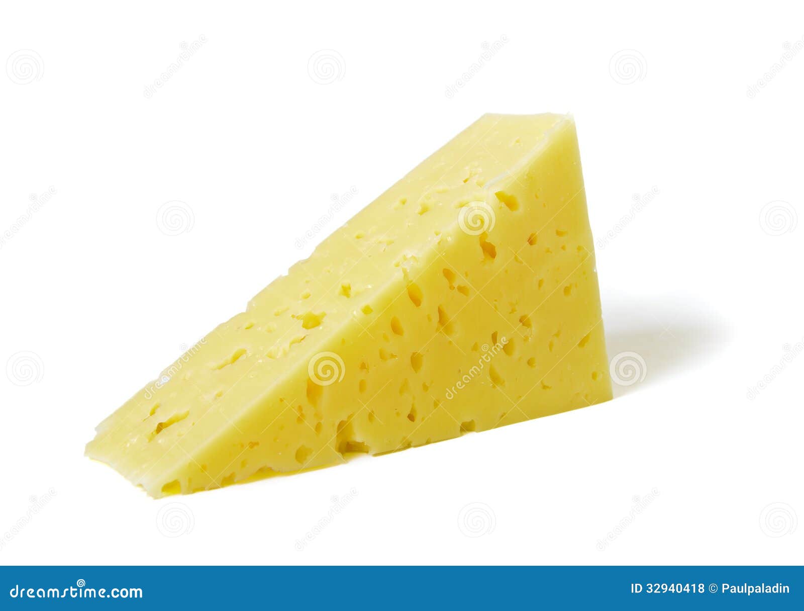 Slab of cheese stock photo. Image of fresh, hole, slice - 32940418