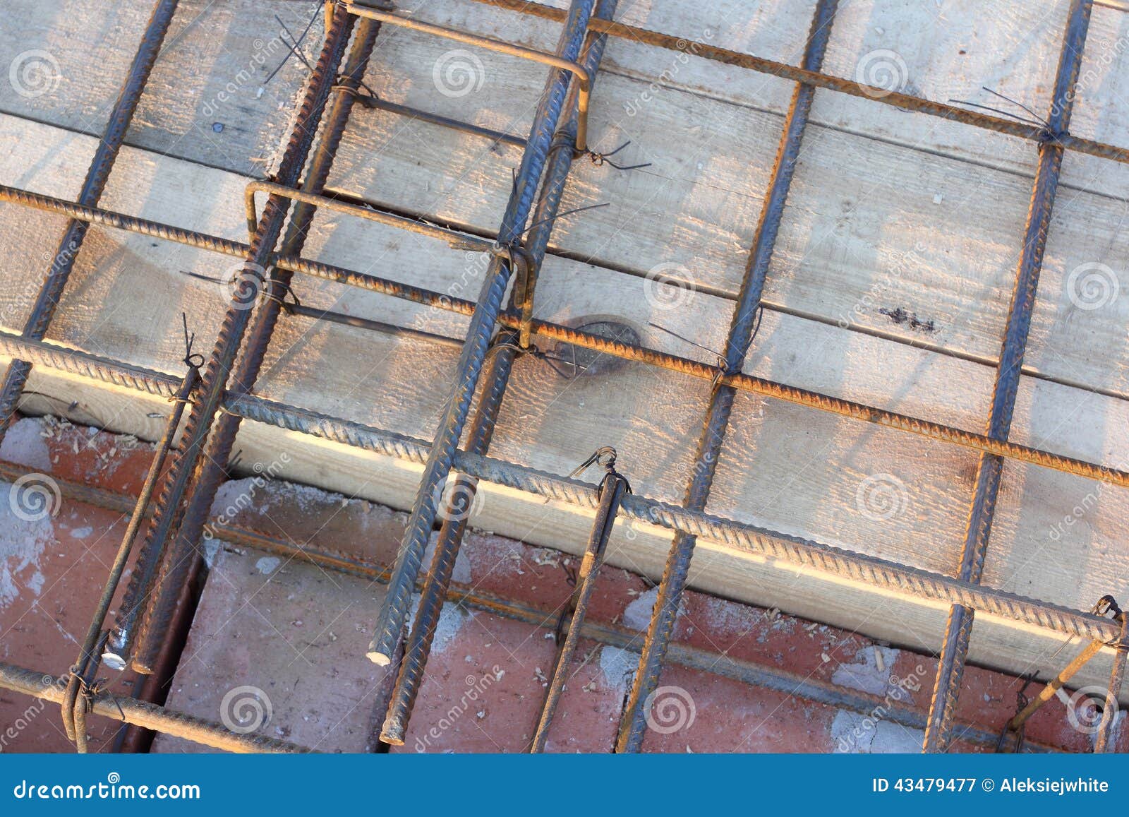 Slab reinforcement stock image. Image of heavy, industry - 43479477