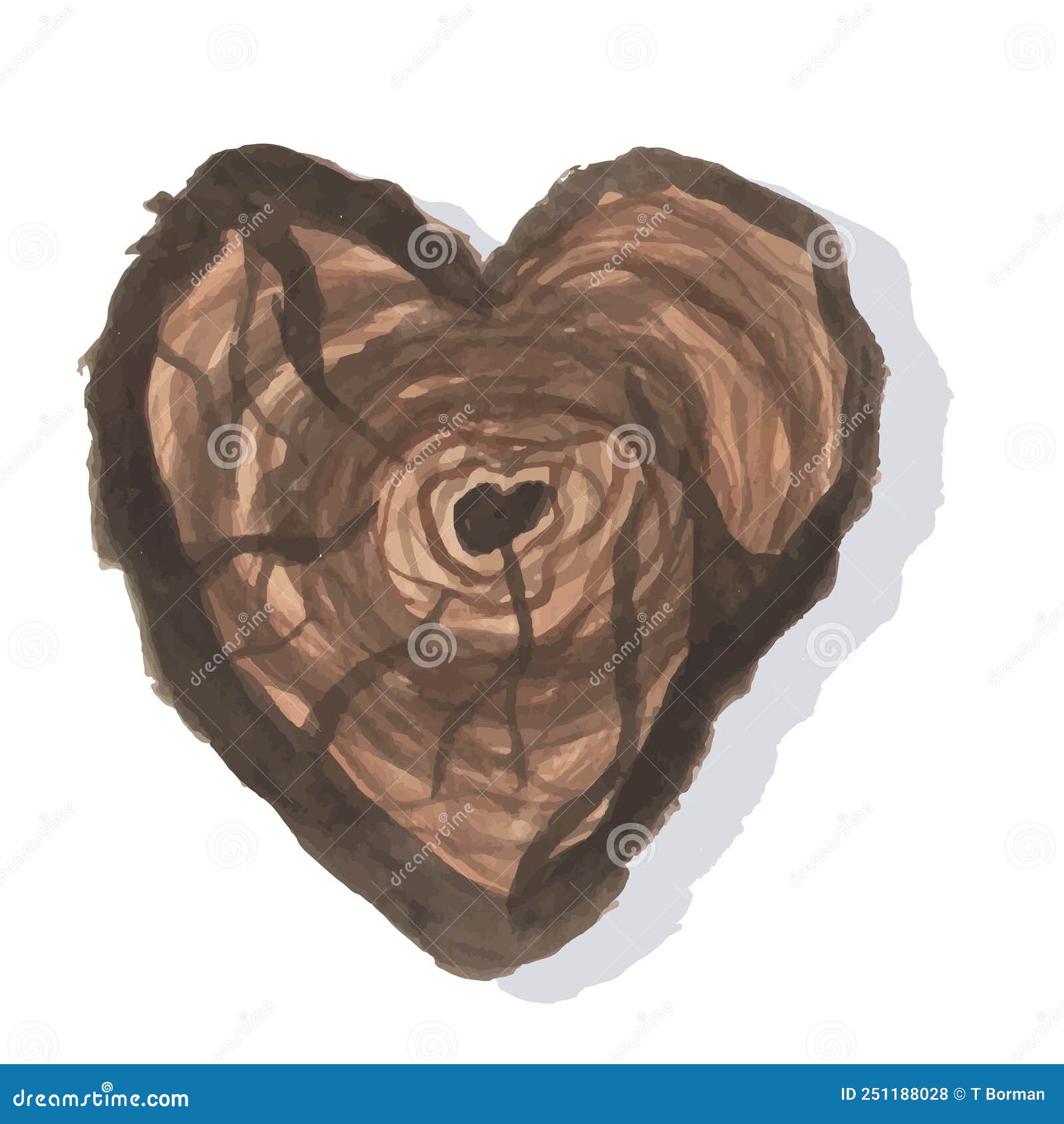 Slab Tree Vector Illustration Hand Drawing Stock Vector - Illustration ...