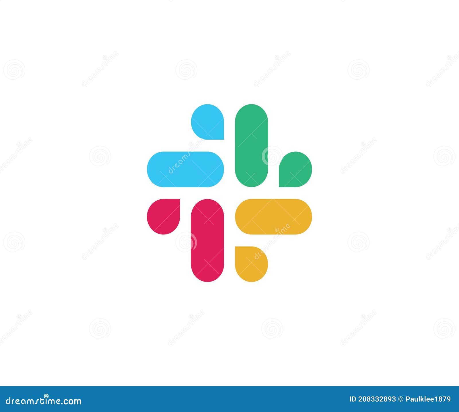 Slack Logo Icon Paper Texture Stamp Editorial Image | CartoonDealer.com ...