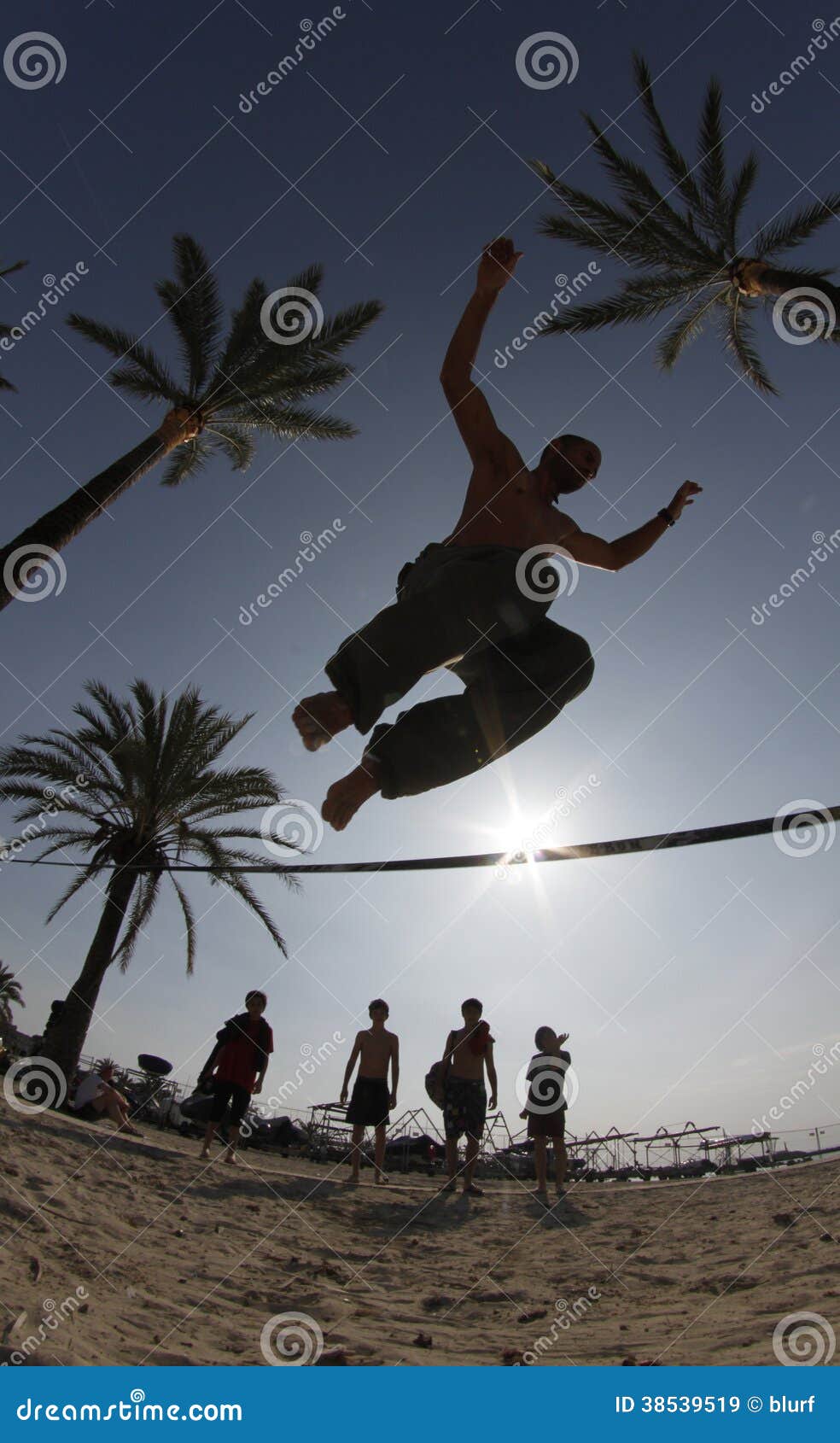 Slack 05 editorial stock image. Image of beach, silhouette - 38539519