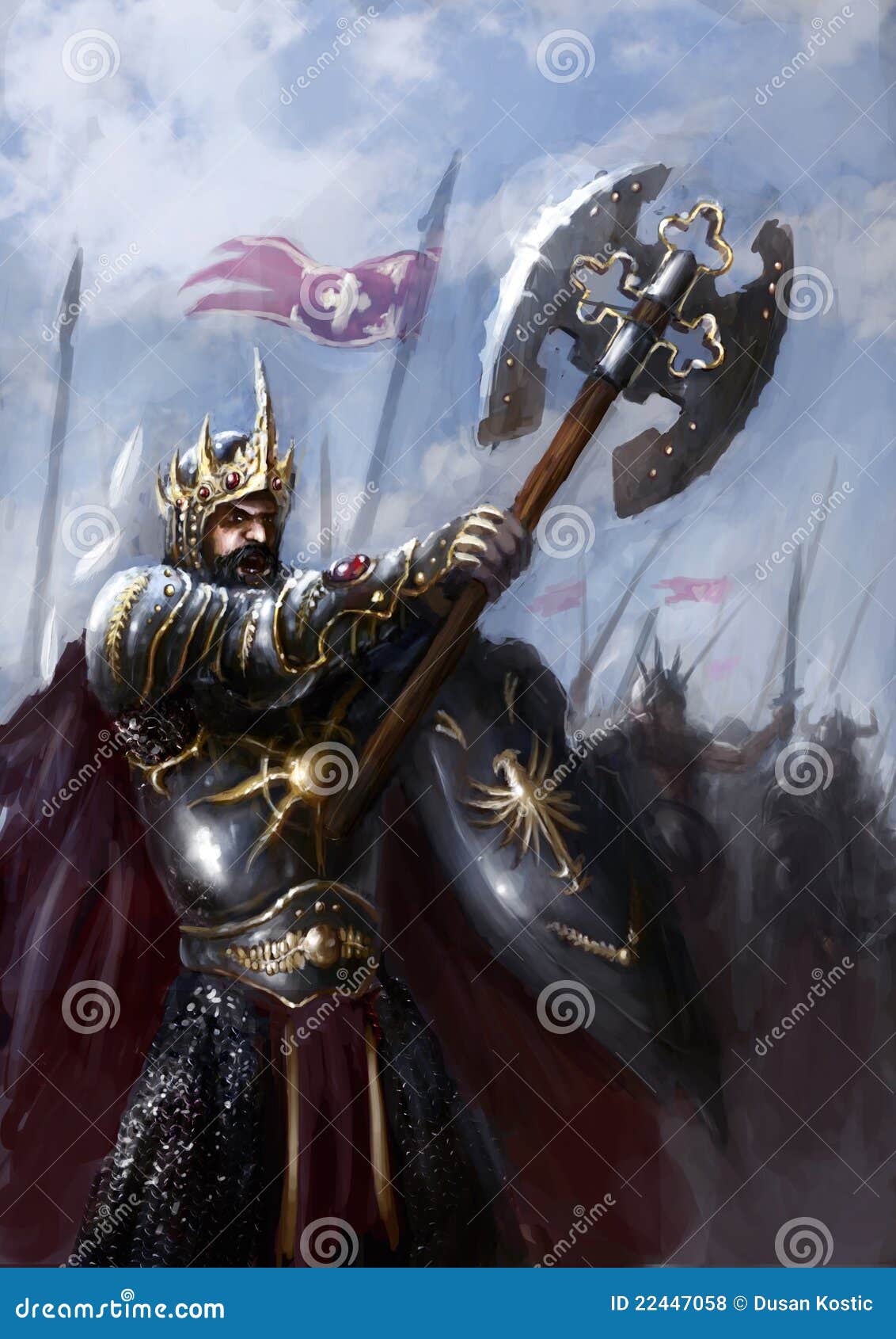 Slagveld stock illustratie. Illustration of beeld, oorlog - 22447058