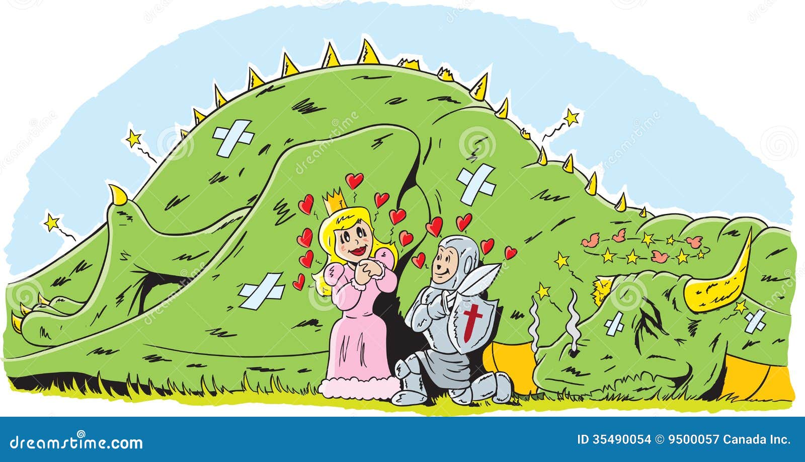 Slain Dragon stock illustration. Illustration of killed - 35490054