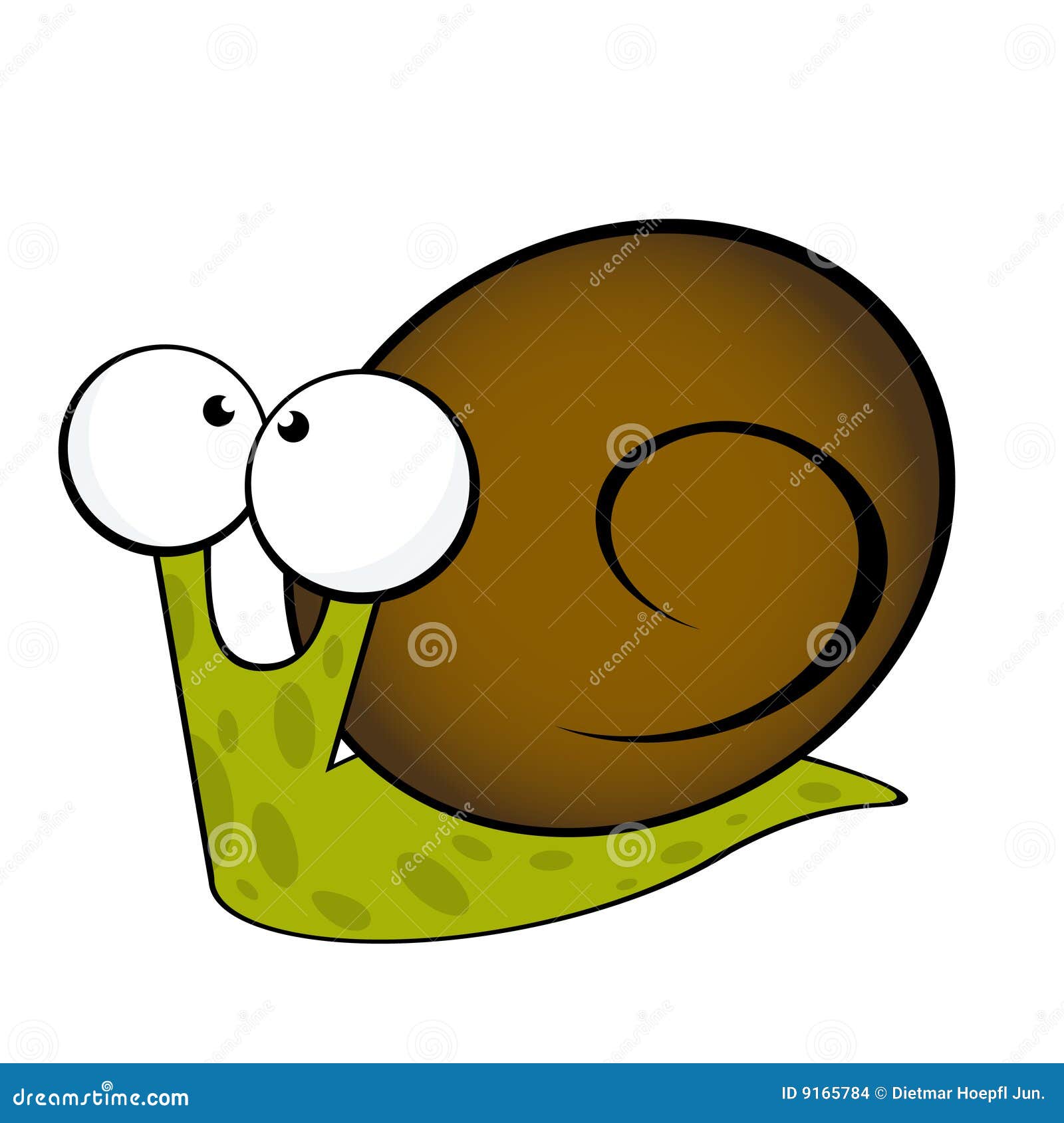 Slak vector illustratie. Illustration of kunstenaarstalent - 9165784