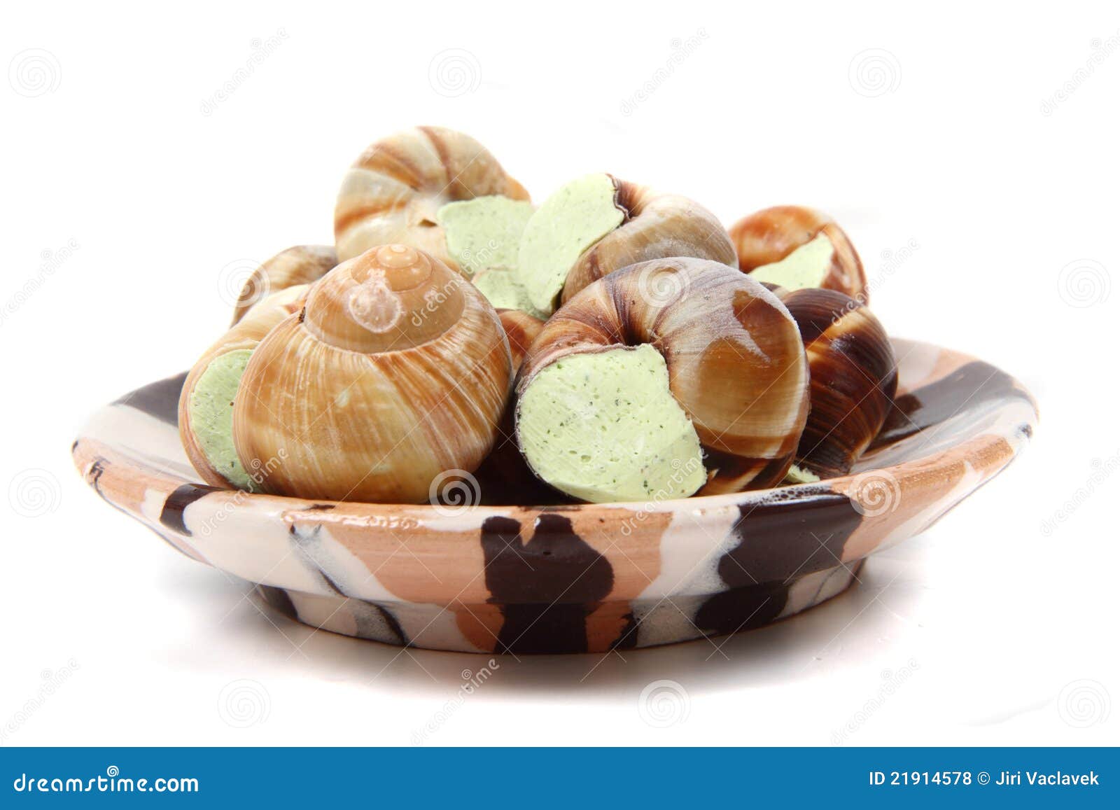 Slakken Als Gastronomisch Voedsel Stock Foto - Image of slak ...