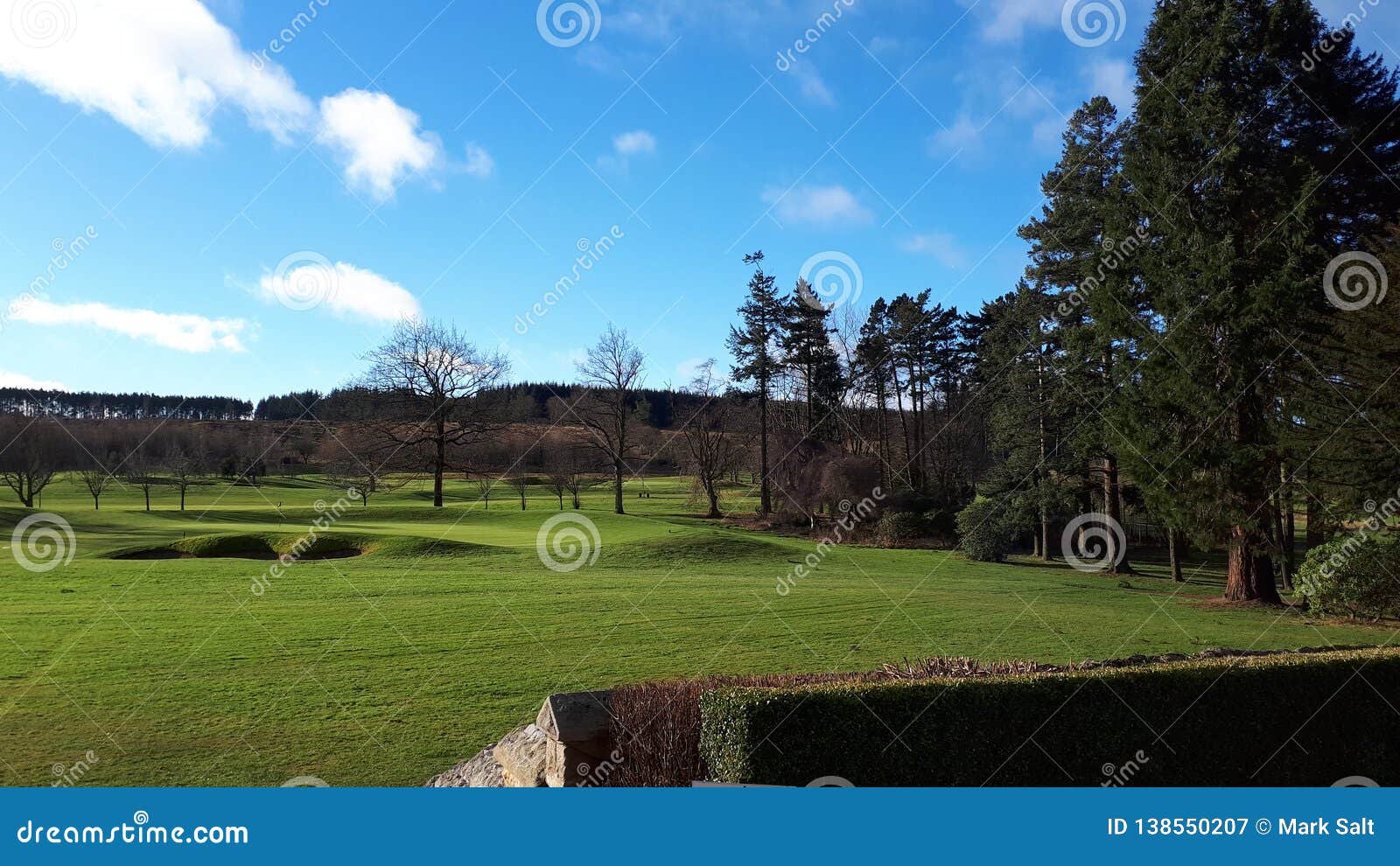 Slaley Hall Golf Course stock image. Image of hall, golf - 138550207