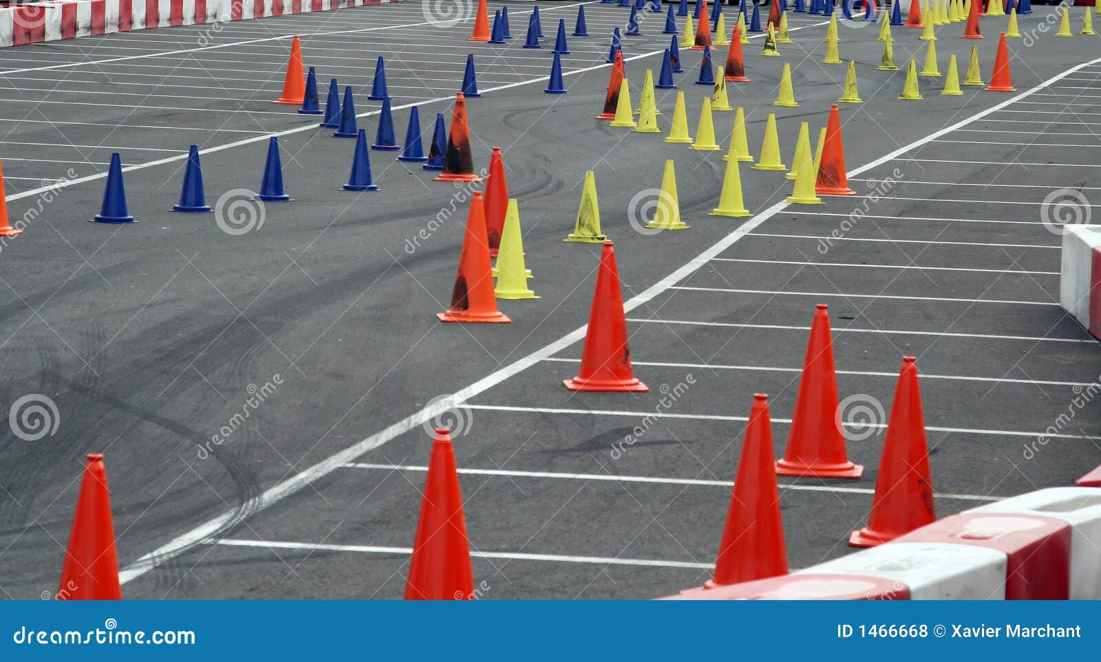 Slalom course stock photo. Image of plot, brake, competition - 1466668