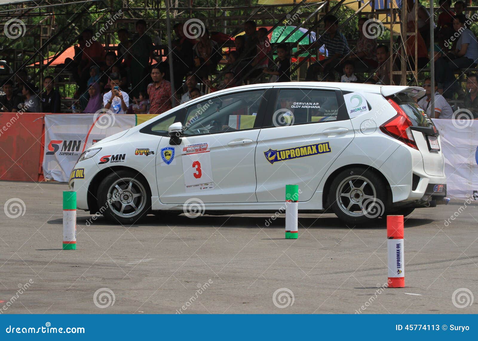 Slalom editorial stock photo. Image of drivers, java - 45774113