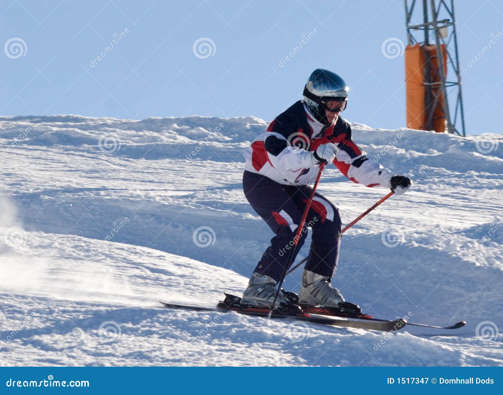 Slalom ski races stock image. Image of skis, helmet, boots - 1517347