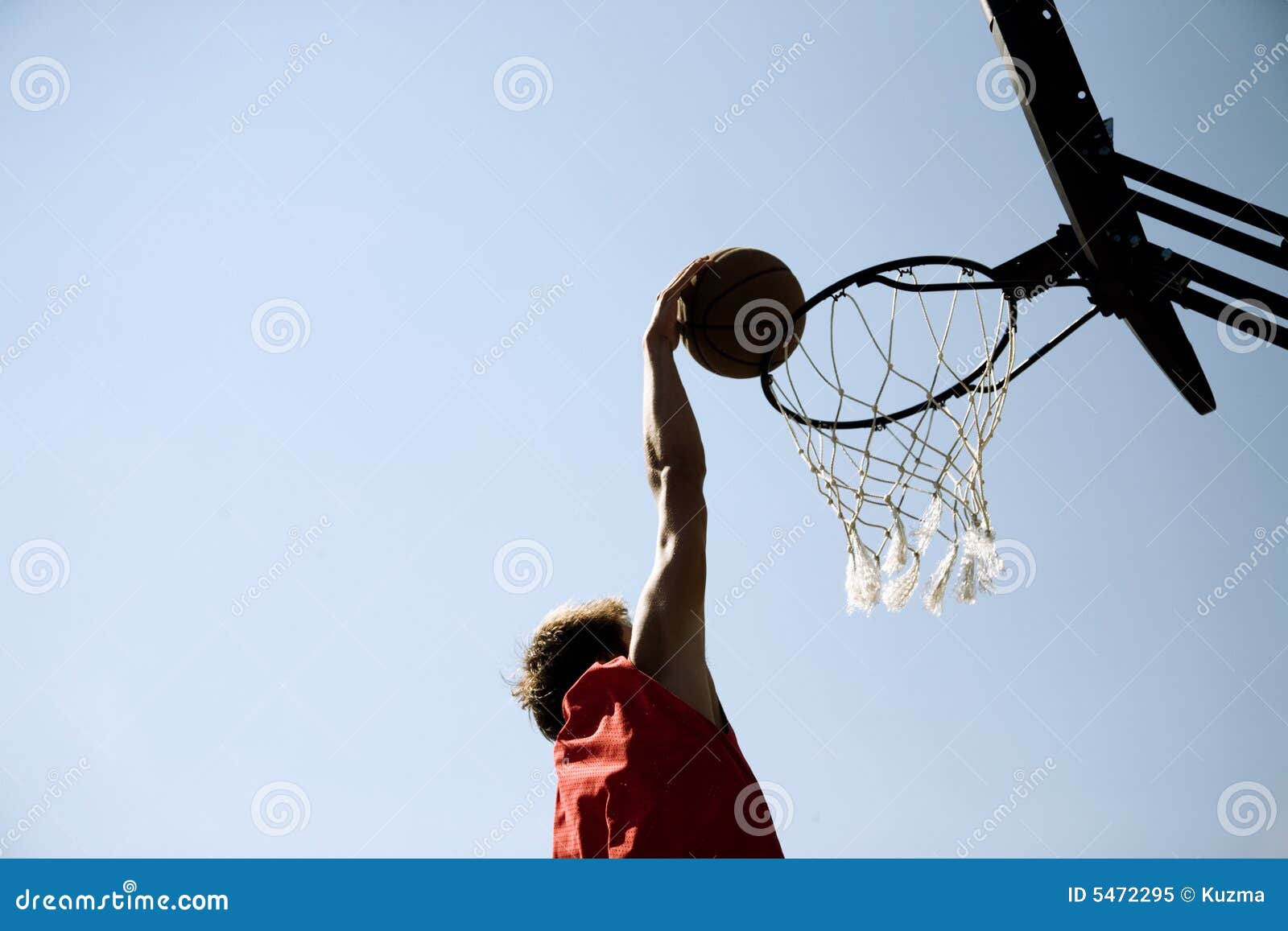 Slam-dunk stock image. Image of street, basketball, exercising - 5472295