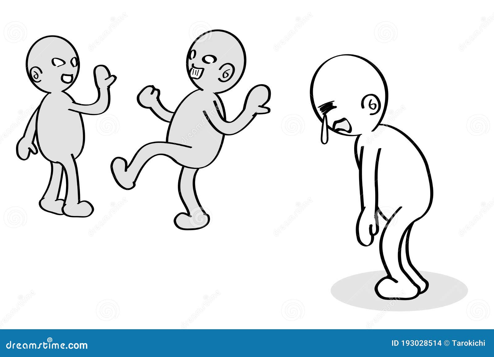 Friends Leave. I Get Ostracized. Harassed. Crying People. Stock ...