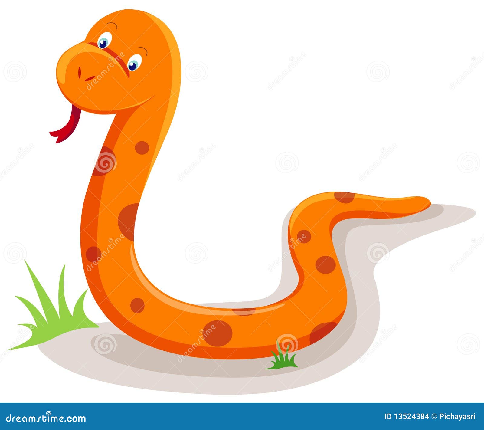 Slang vector illustratie. Illustration of tong, schets - 13524384