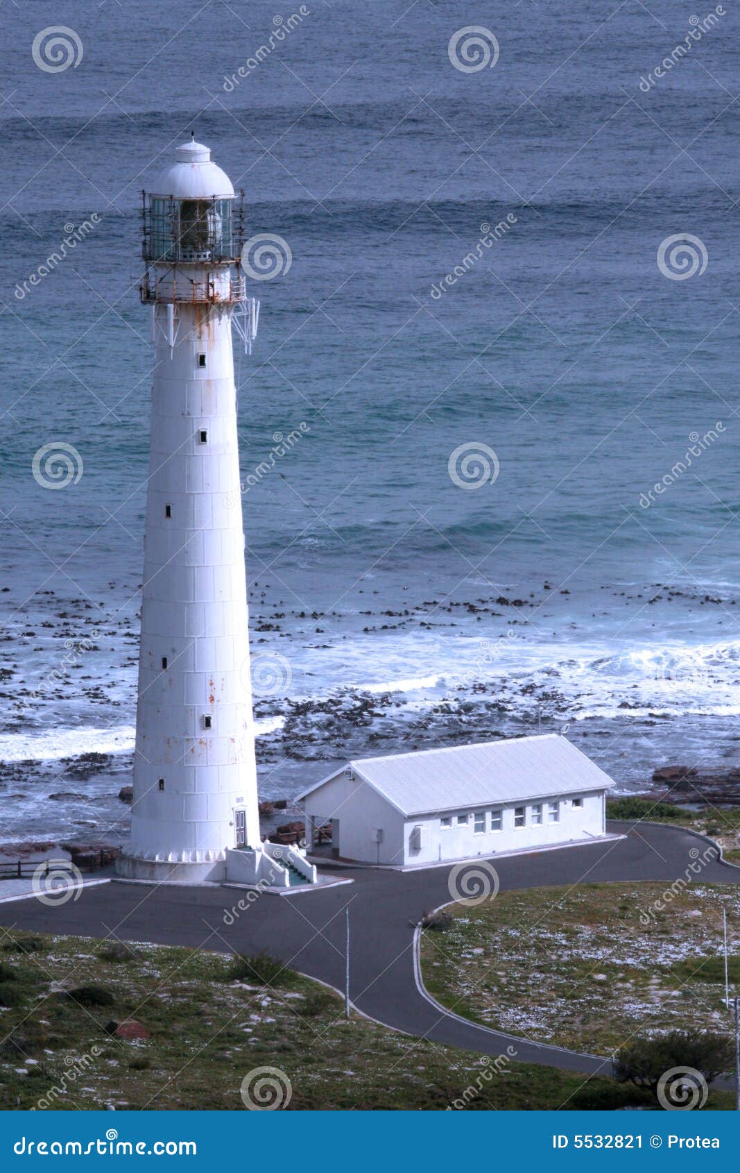 The Slangkop lighthouse stock image. Image of road, cape - 5532821