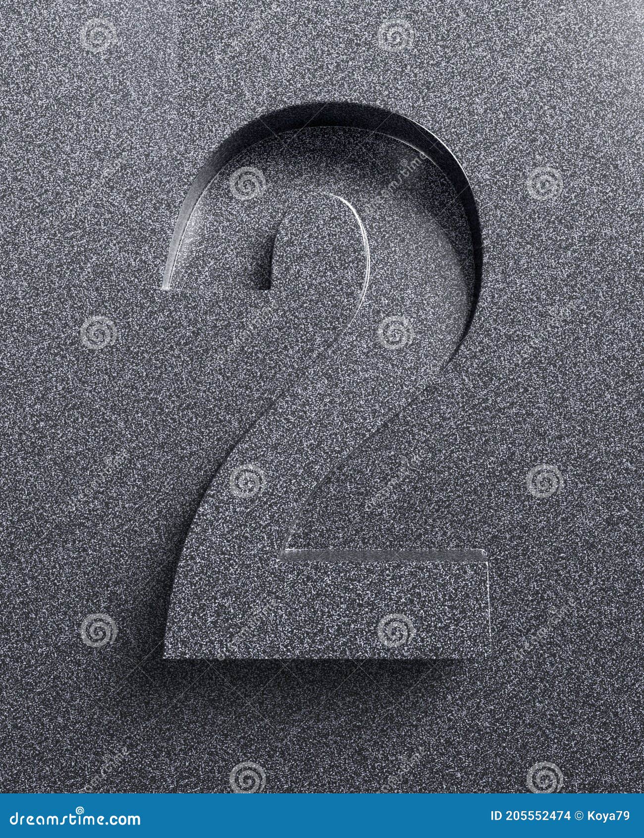 Slanted 3d Font Engraved and Extruded from the Surface, Number 2 Stock ... Slanted 3d Font Engraved and Extruded from the Surface, Number 2 Stock ...