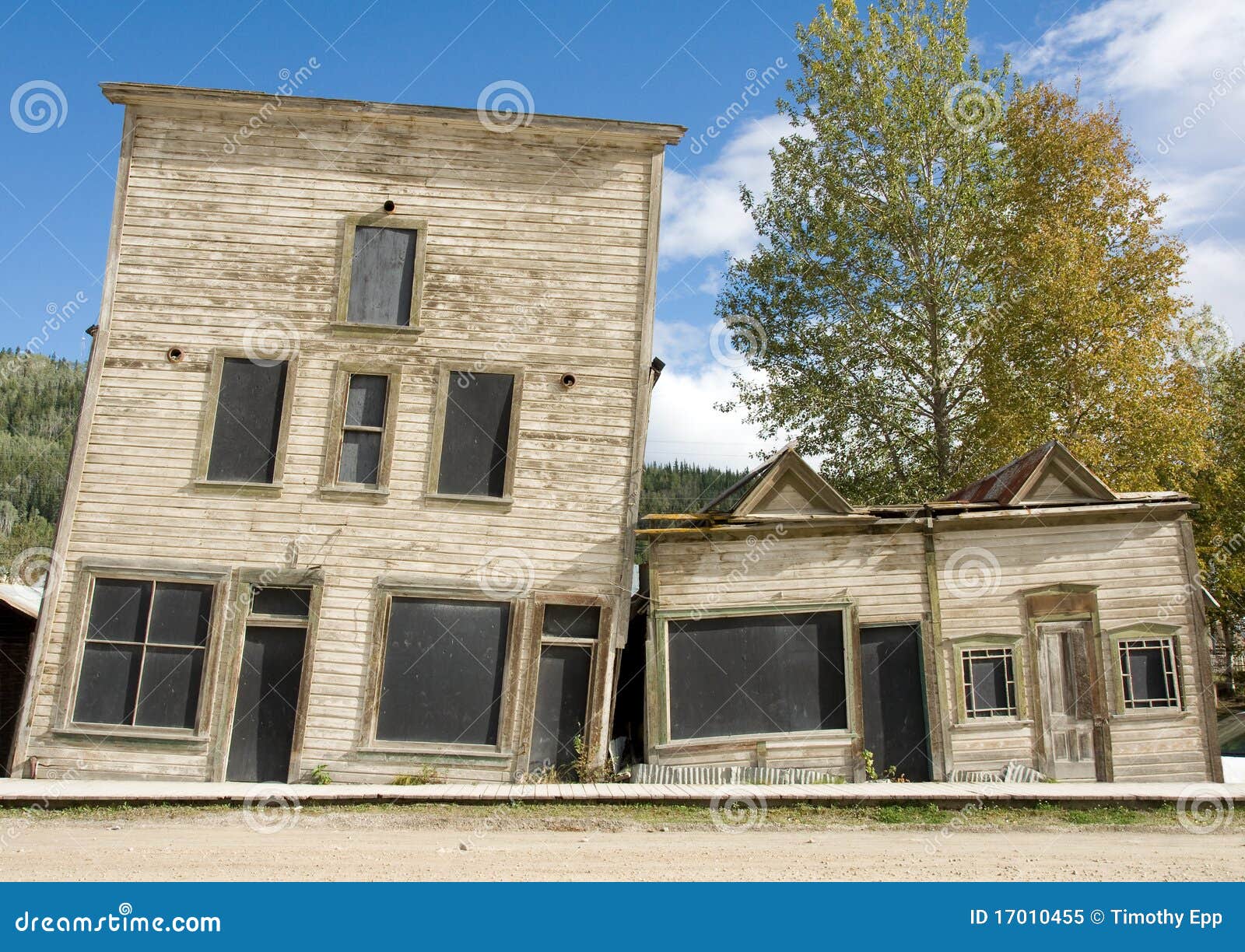 Slanted heritage buildings stock image. Image of outside - 17010455