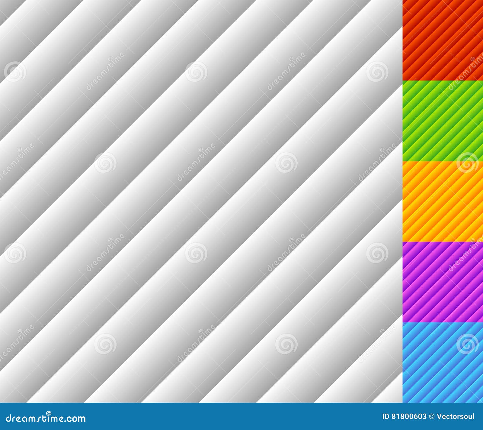 Slanted Lines Pattern with Gradient Fills. Each Tile is Seamless Stock ...