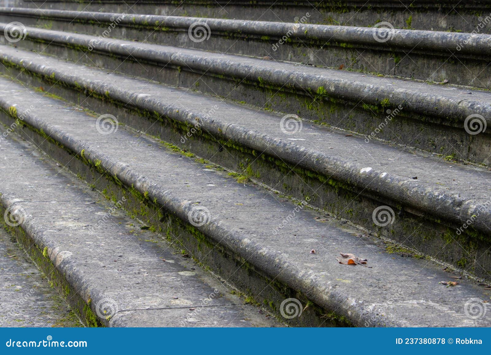 Slanted Side View on Old Vintage Sandstone Steps with Focus on ...