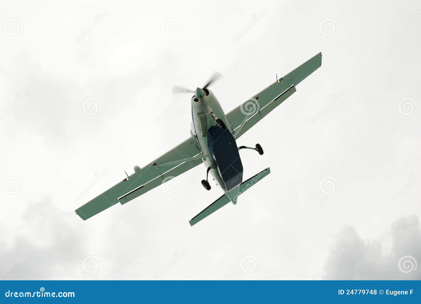 Slanted Small Plane stock photo. Image of black, outside - 24779748