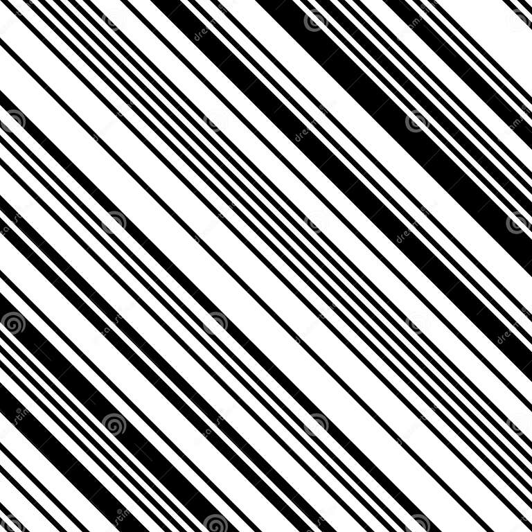 Slanting Black Stripes Pattern, Modern Stylish Image. Stock Vector ...