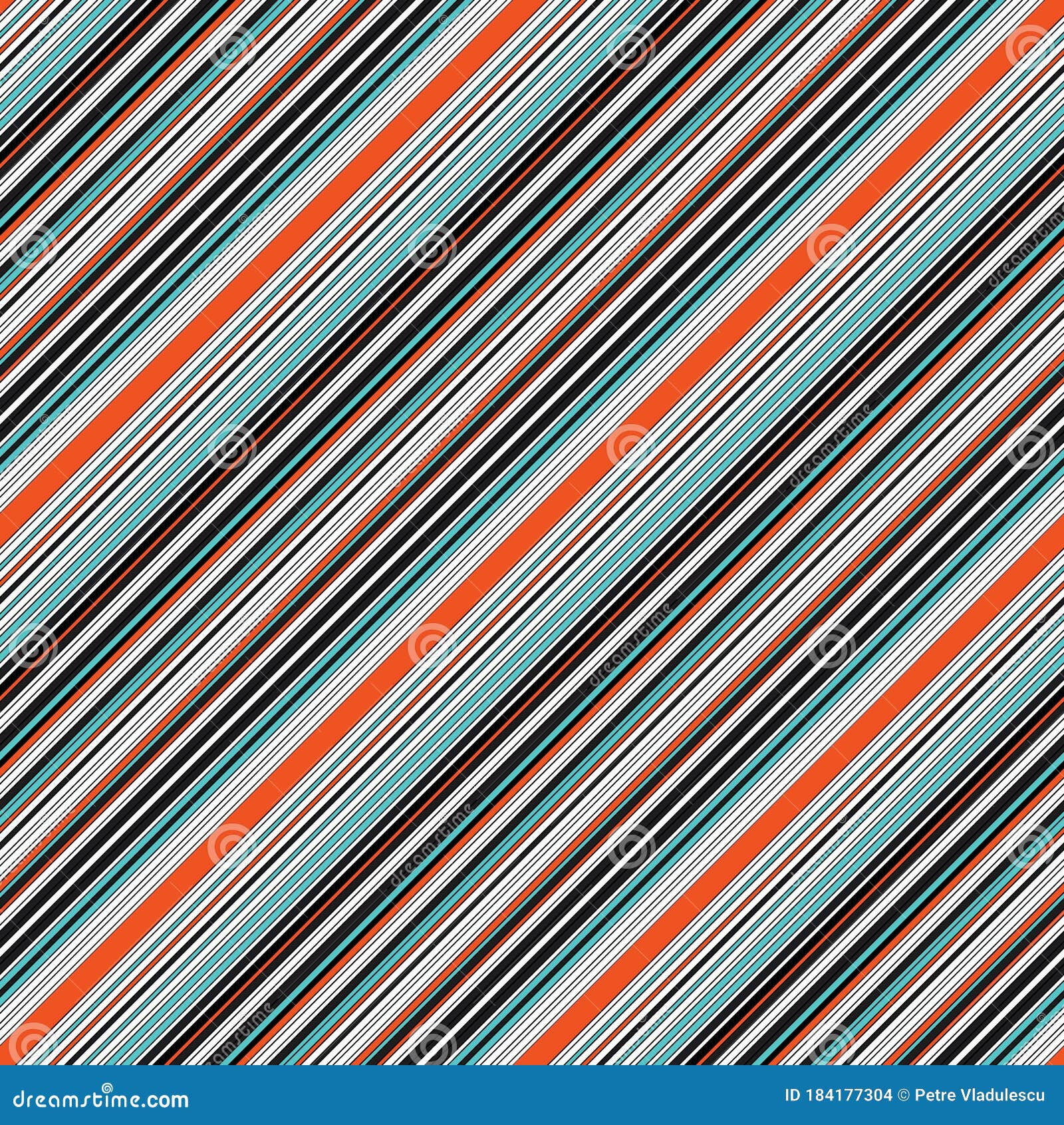Slanting Color Stripes Pattern Vector with Outline, Modern Stylish ...