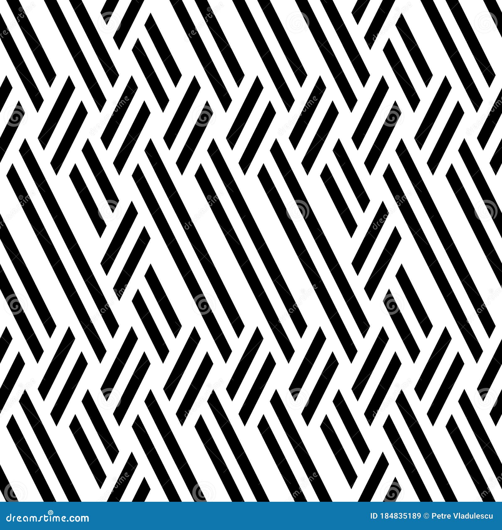 Slanting Pattern with Black and White Lines, Modern Stylish Image ...