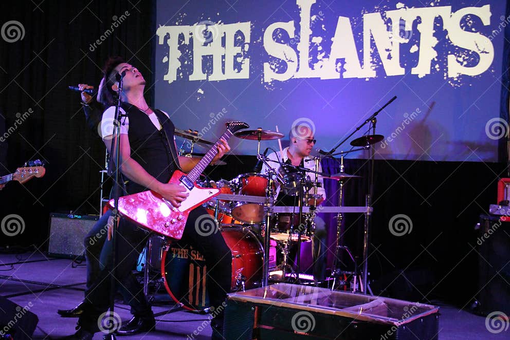The Slants editorial stock photo. Image of slants, event - 48522558