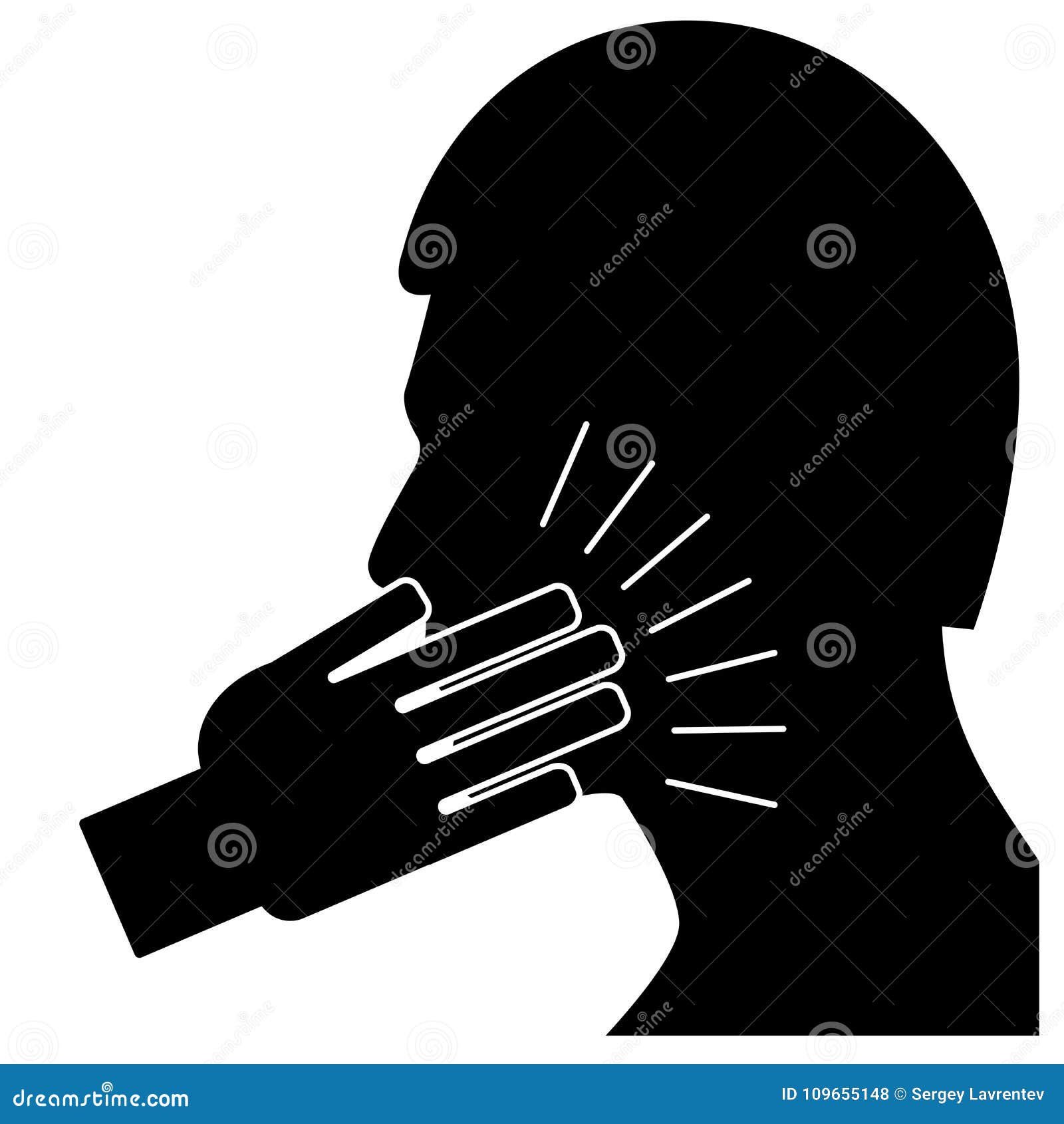 Slap in the face stock vector. Illustration of punishment - 109655148