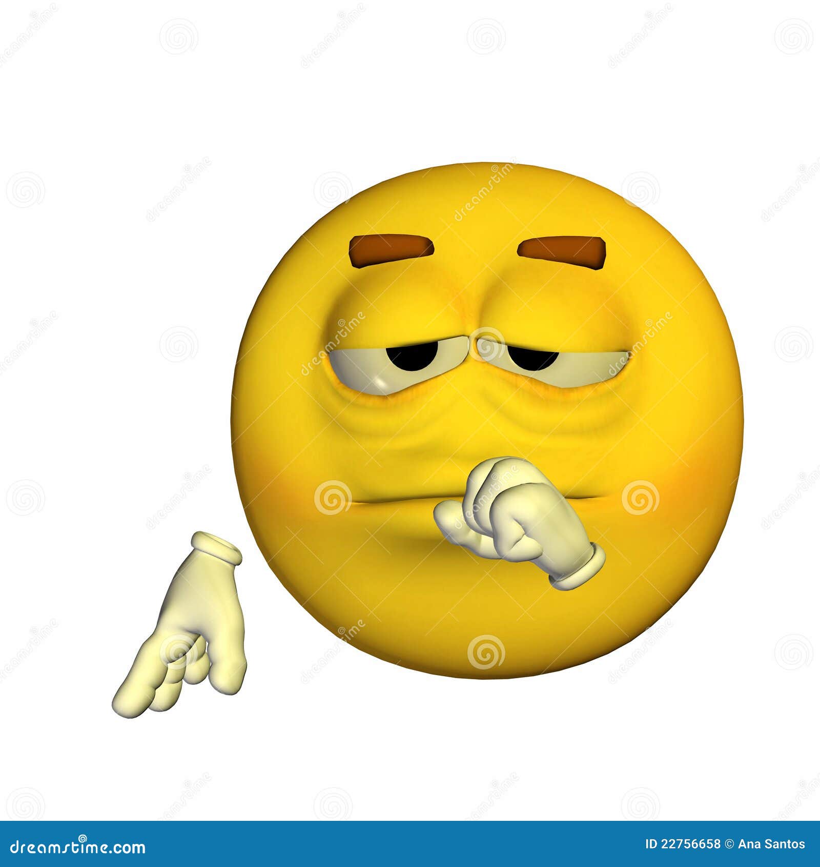 Slaperige Emoticon - stock illustratie. Illustration of klem - 22756658