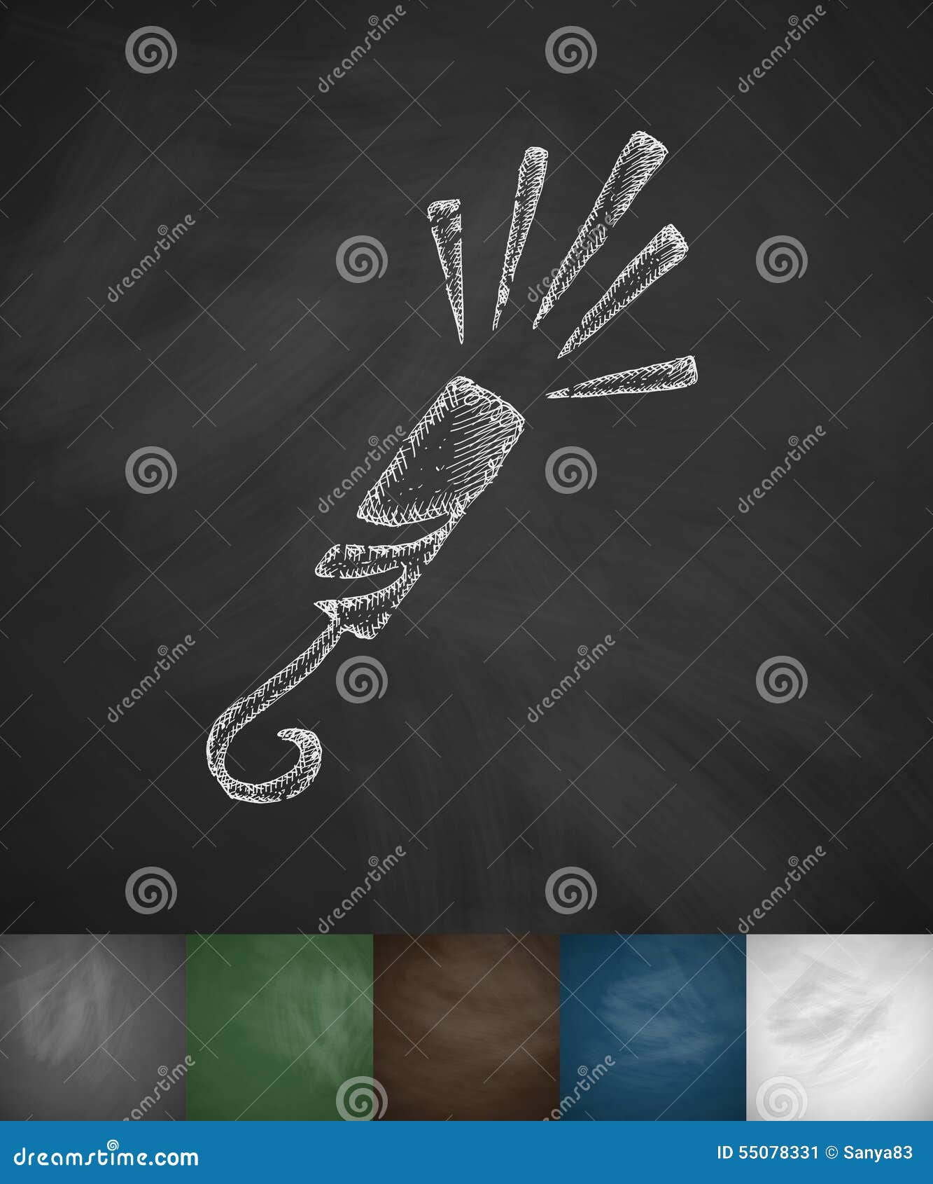 Slapstick icon stock vector. Illustration of anniversary - 55078331