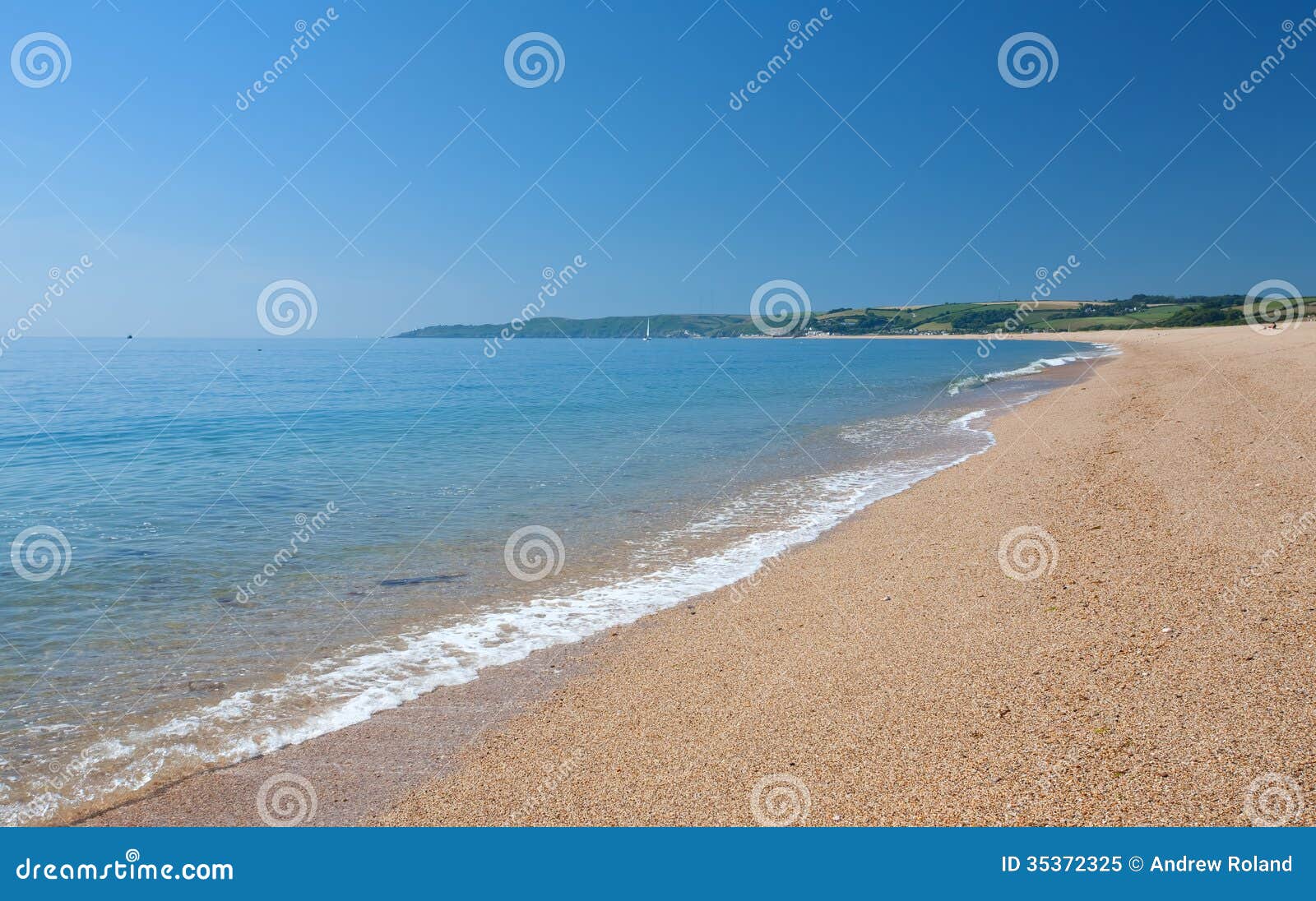 Slapton Sands, Devon stock image. Image of britain, sand - 35372325