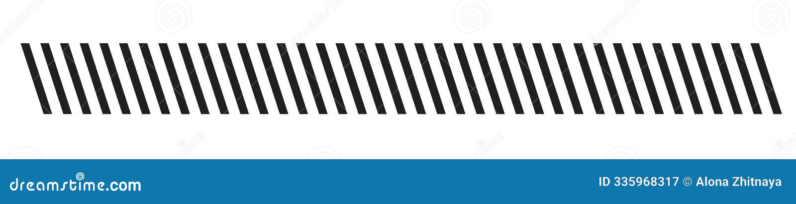 Slash Line Border, Diagonal Lines. Divider Strip Tilt Strip Geometric ...