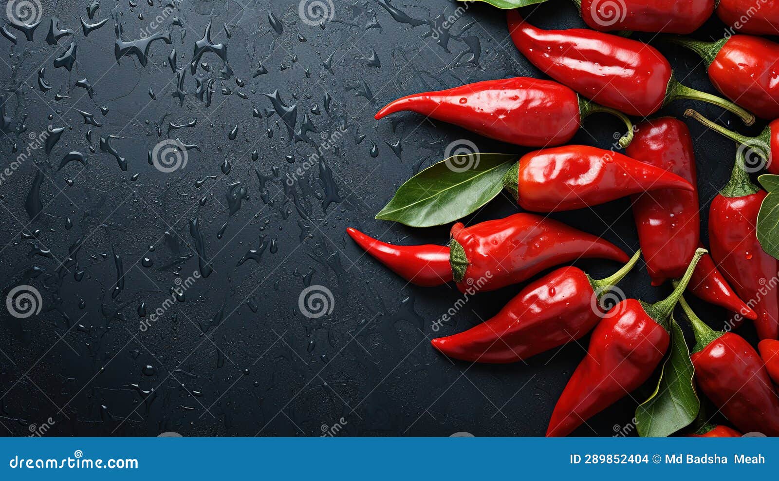 Slate Backdrop with Dried Red Chili Peppers Stock Photo - Image of ...