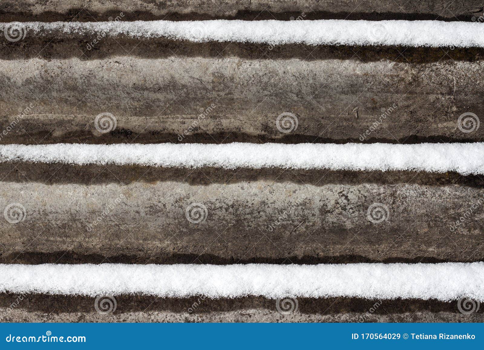Slate Background with Snow Lying on it Stock Image - Image of close ...