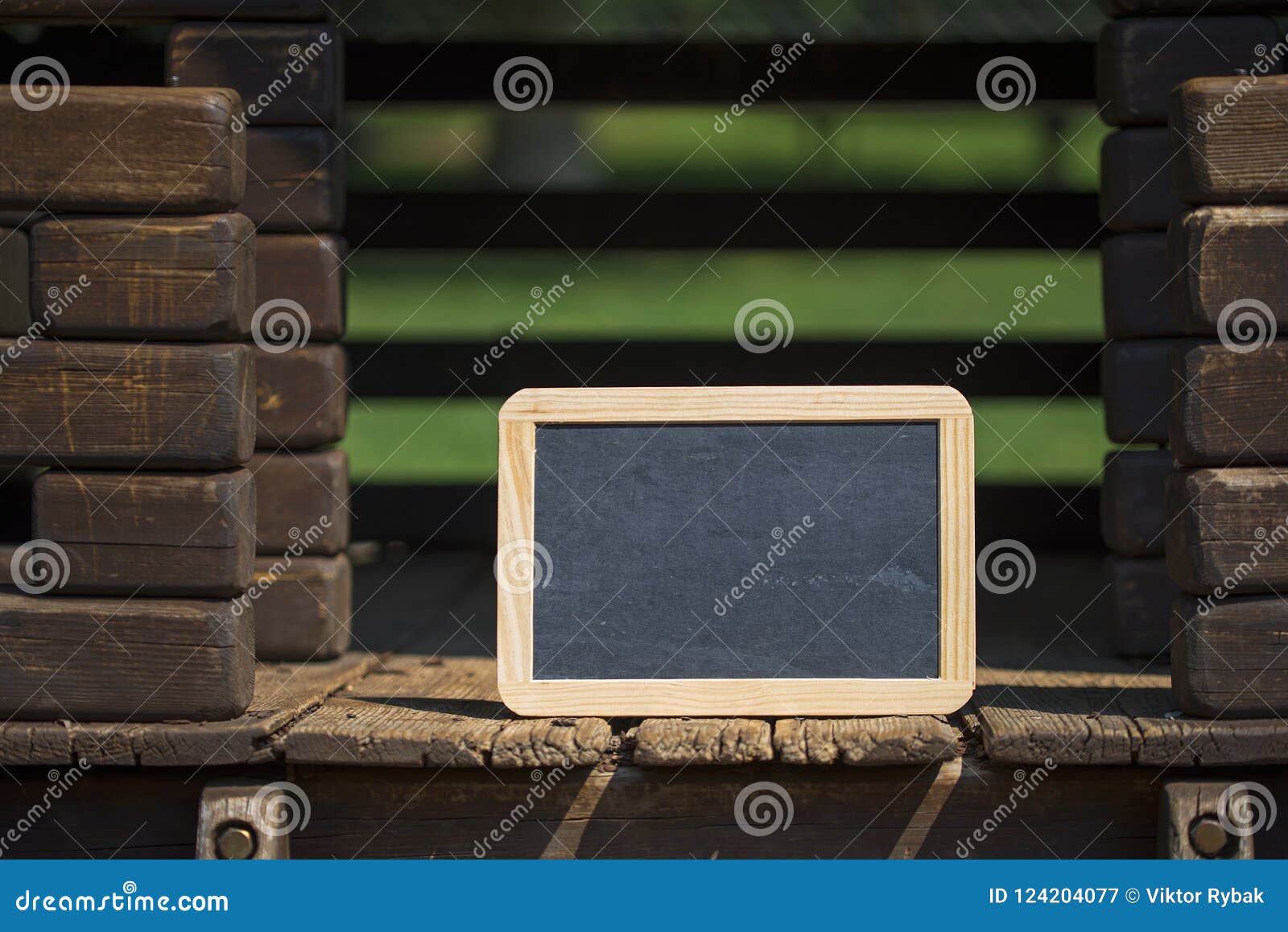Slate Blackboard at the Park Stock Image - Image of view, vintage ...