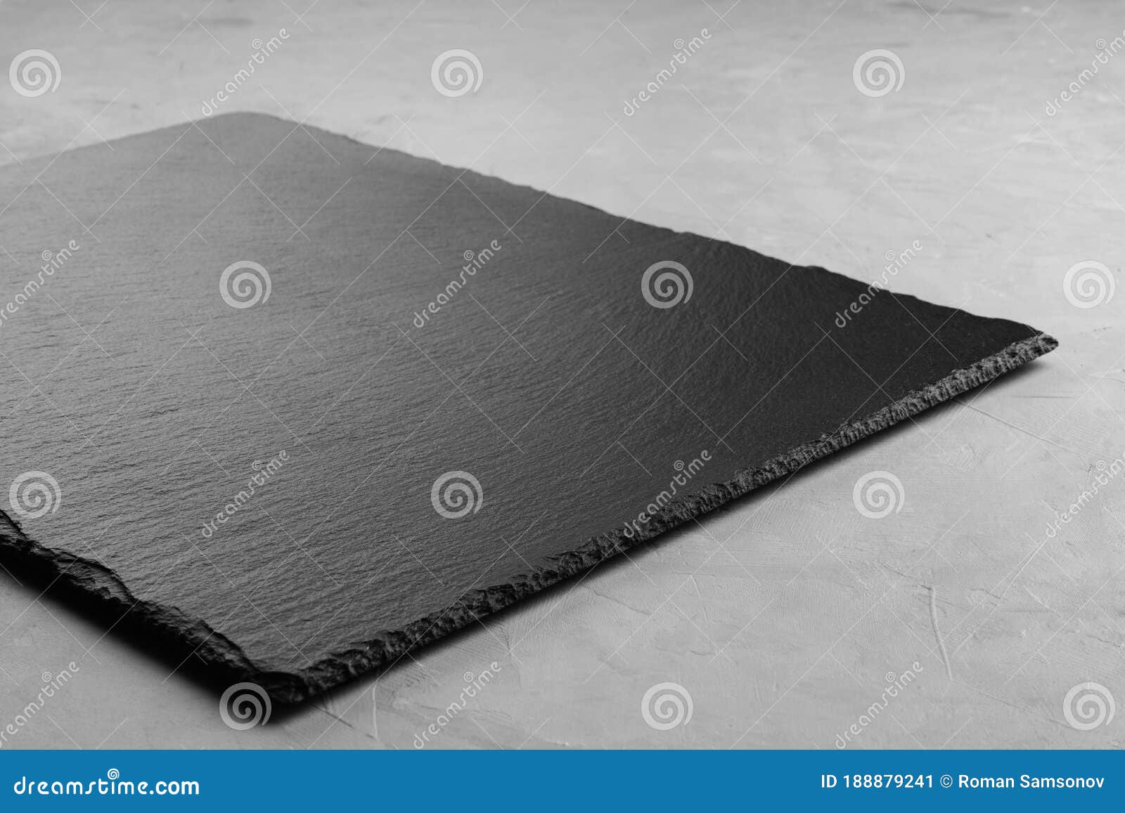 Slate Board on a Grey Background for Product Placement on the Diagonal ...