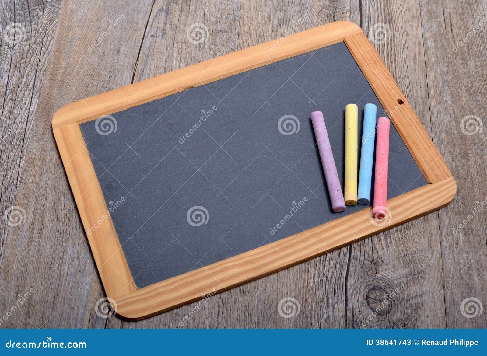Slate with chalks stock image. Image of chalk, label - 38641743