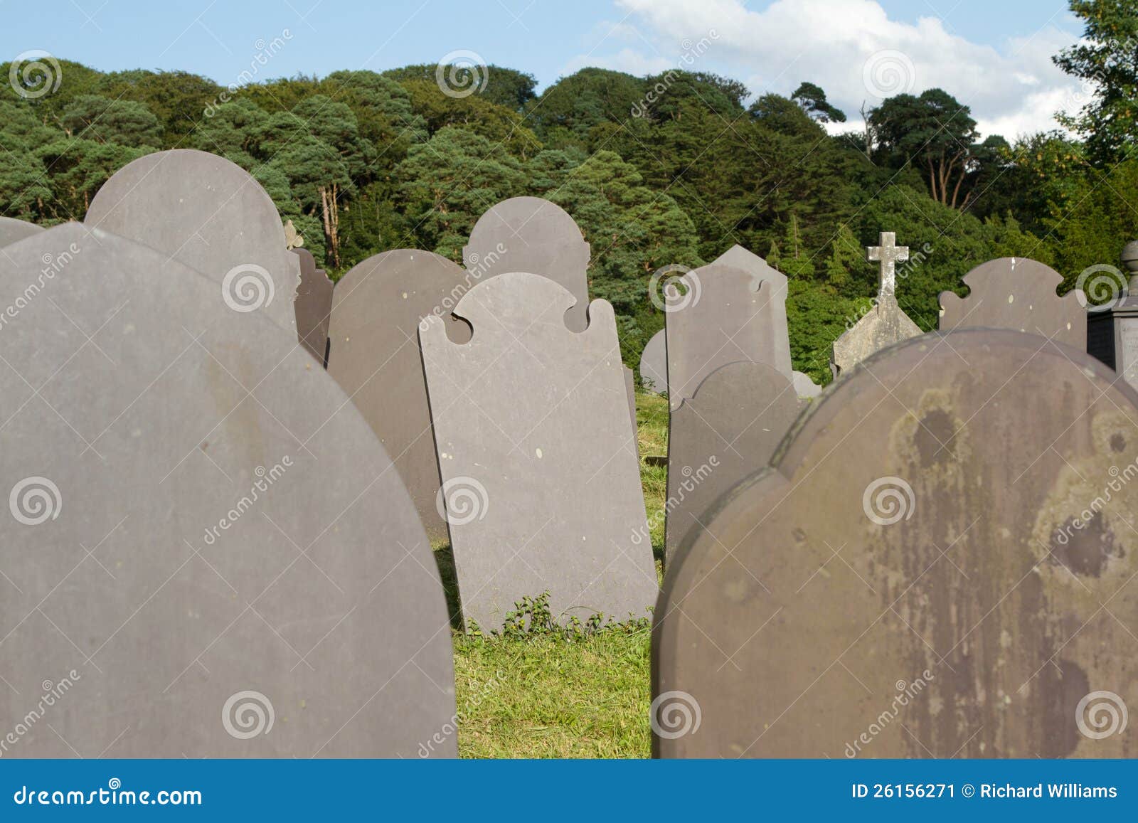 Slate gravestones. stock image. Image of religious, carved - 26156271