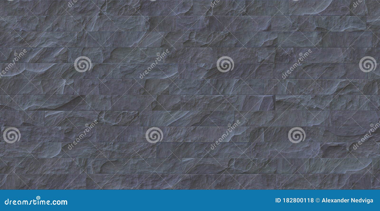 Slate Gray Seamless Stone Cladding Texture Stock Illustration ...