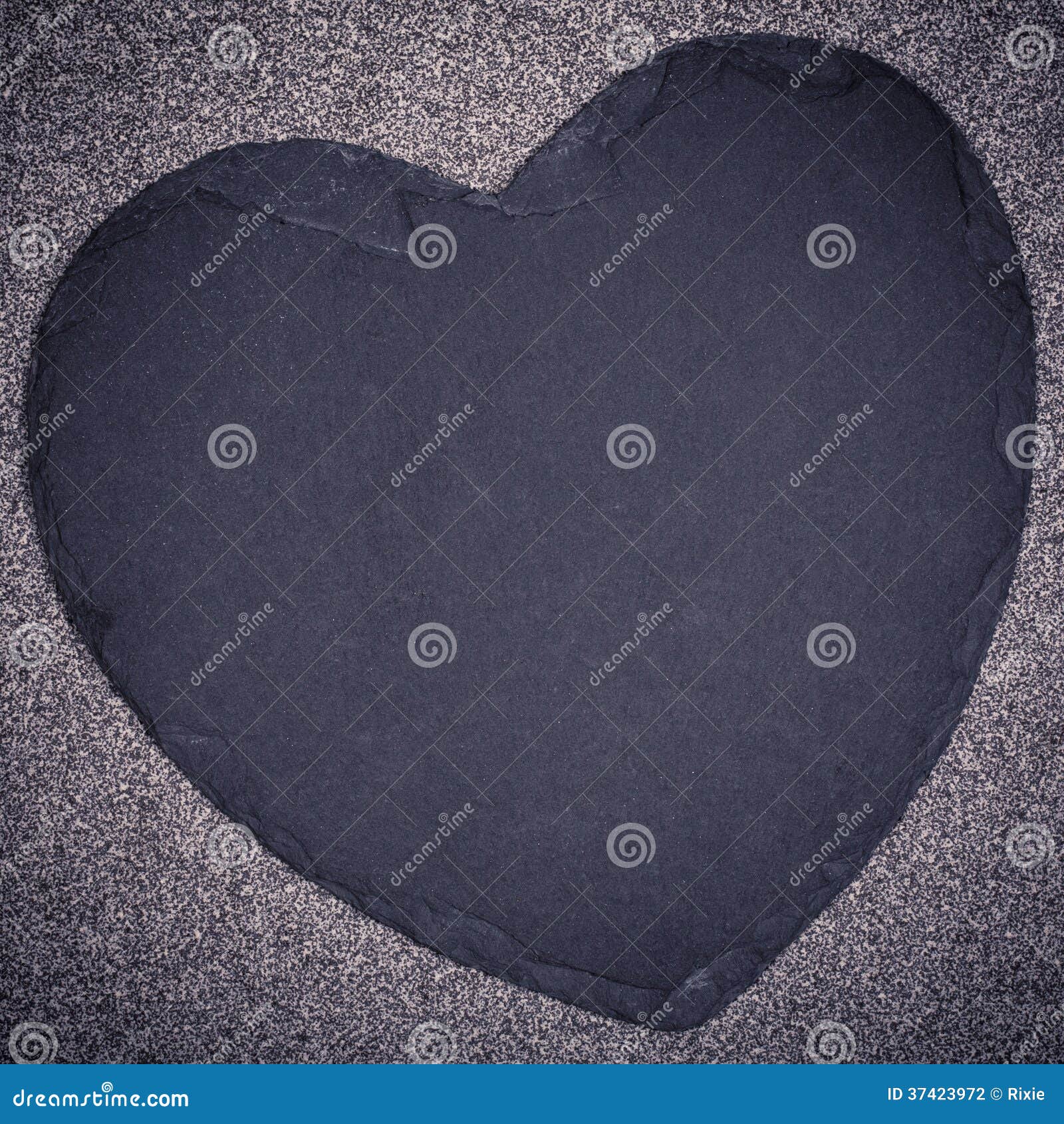 Slate heart stock photo. Image of vignette, shaped, valentines - 37423972