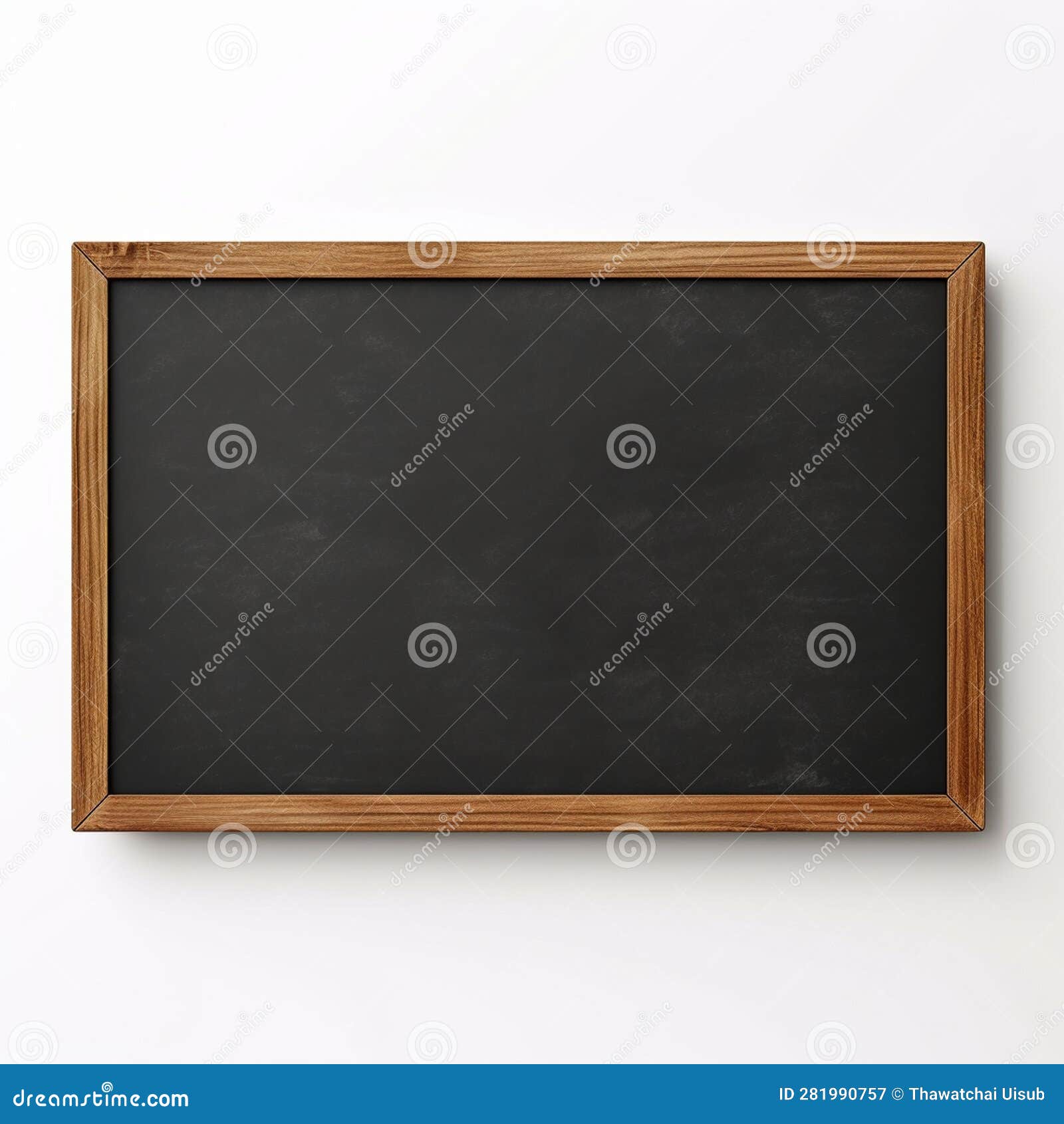 A Slate for Writing Messages White Background. Stock Illustration ...