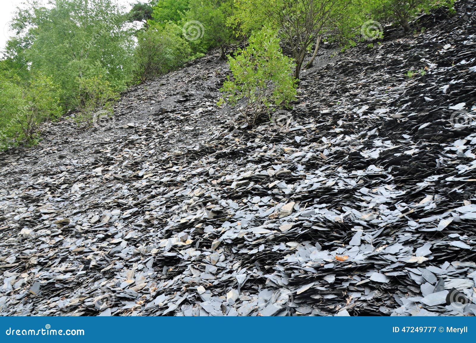 Slate quarry stock image. Image of nature, material, site - 47249777