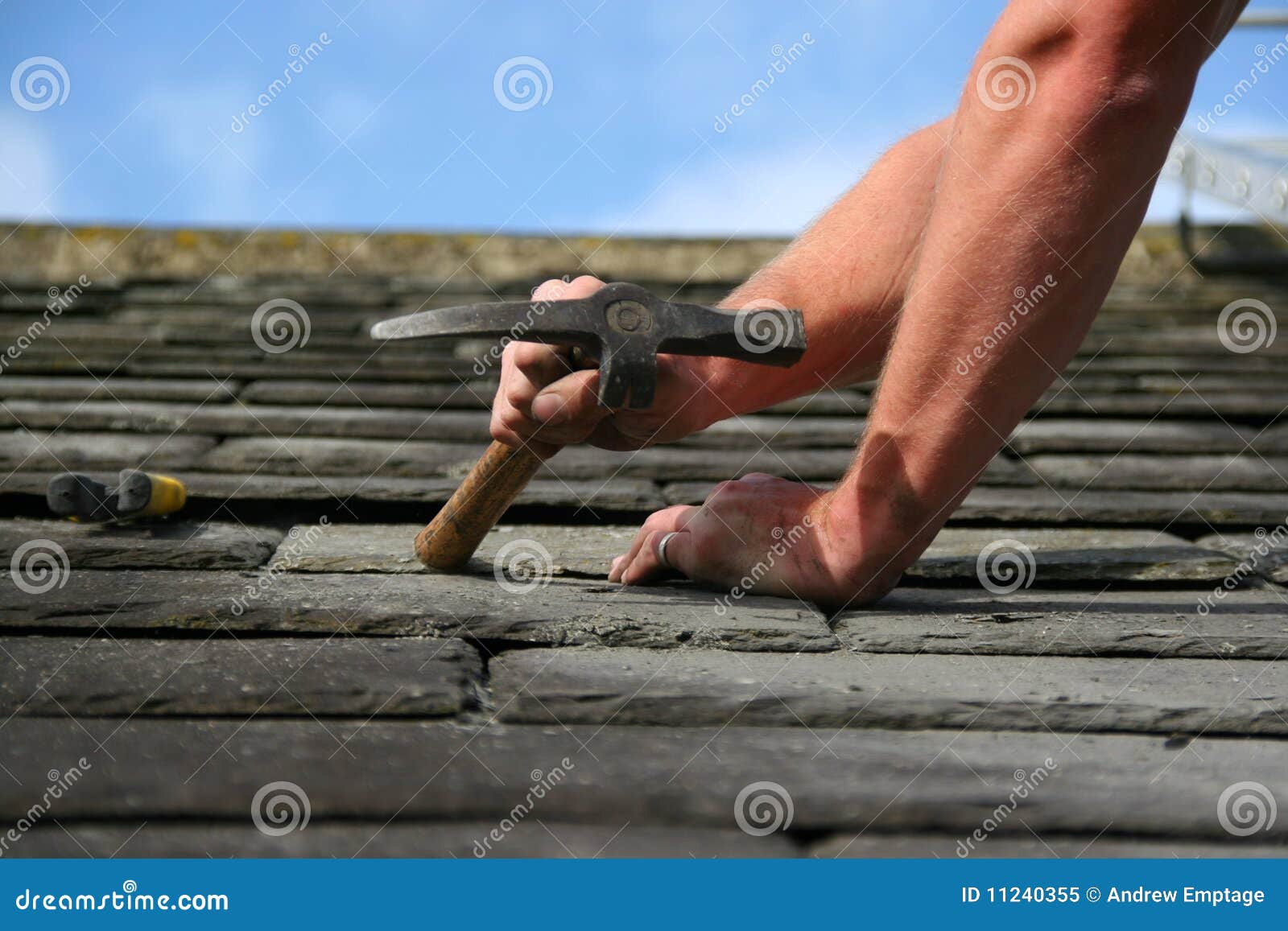 Slate roofing stock image. Image of house, concrete, double - 11240355