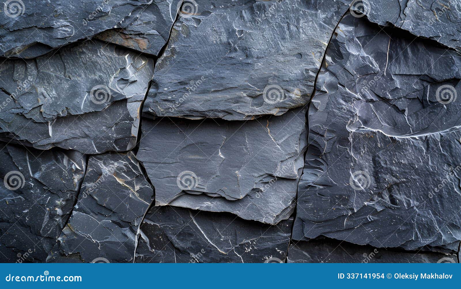 Slate Sheet Close Up Showing Pattern Stone Structure. Natural Stone ...