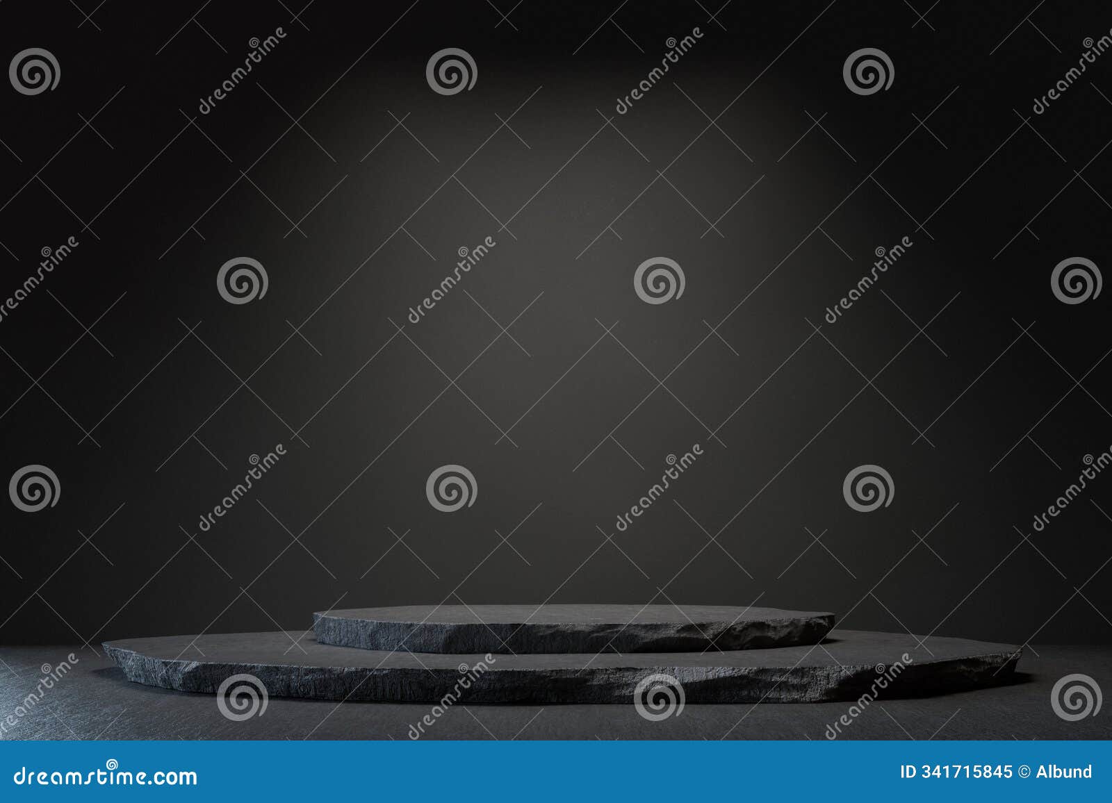 Slate Stone Plinth Stage Backdrop Stock Illustration - Illustration of ...