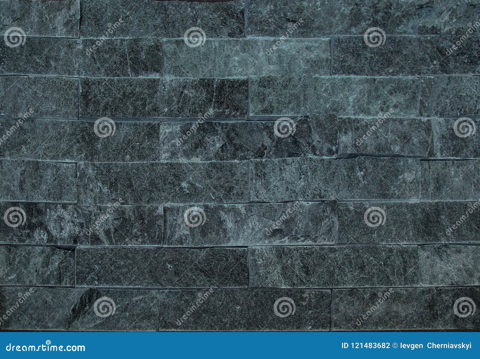 Slate Strip Stone Wall Cladding Seamless Texture. Stock Photo - Image ...