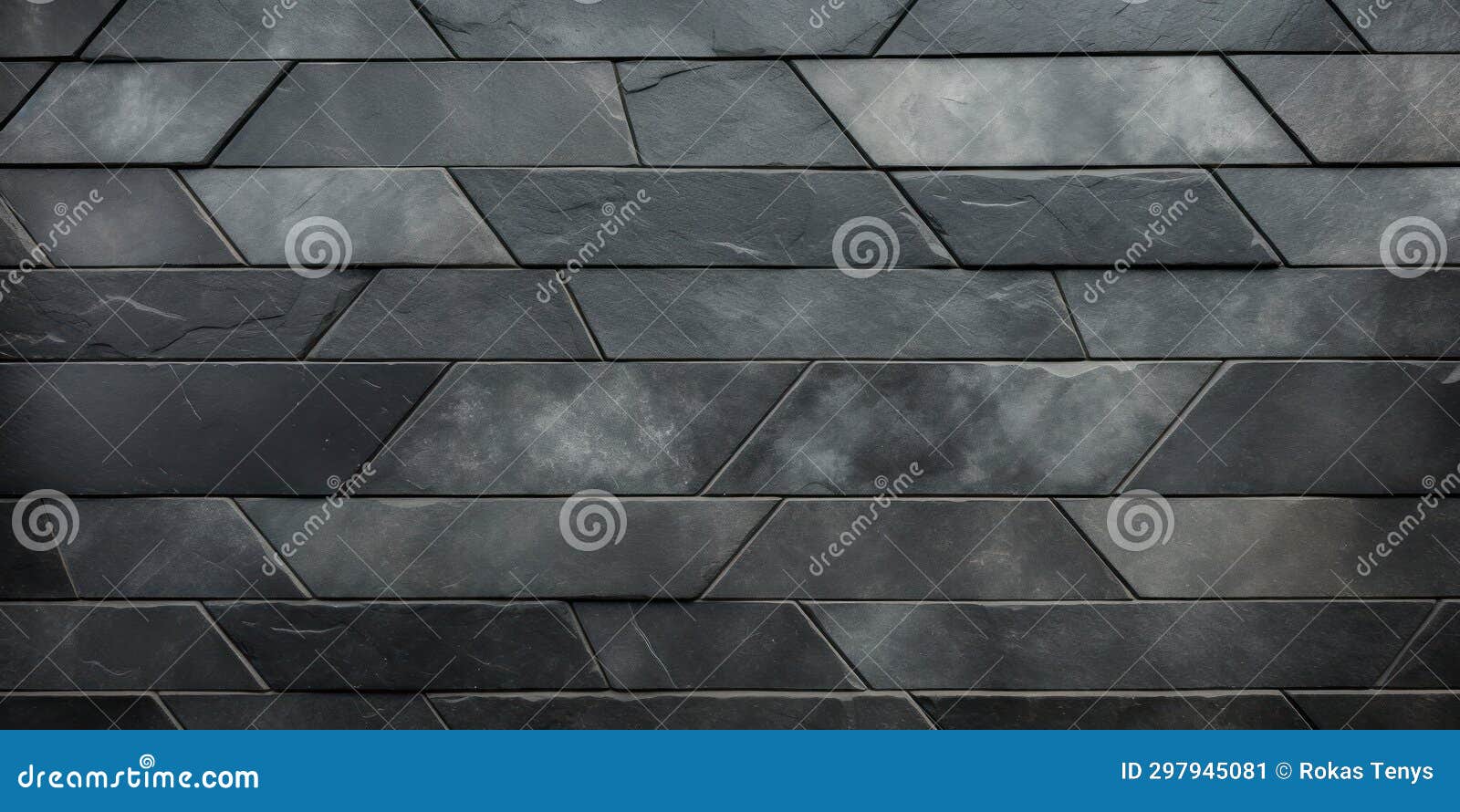 Slate Tile Pattern Background Stock Image - Image of material, mosaic ...
